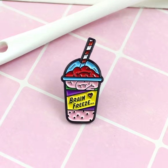 Jewelry | Brain Freeze Pin | Poshmark